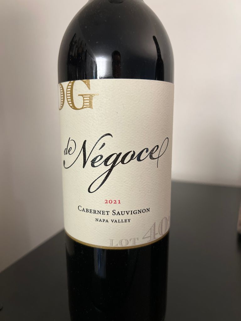 2021 de Négoce Cabernet Sauvignon OG N.402, USA, California, Napa ...