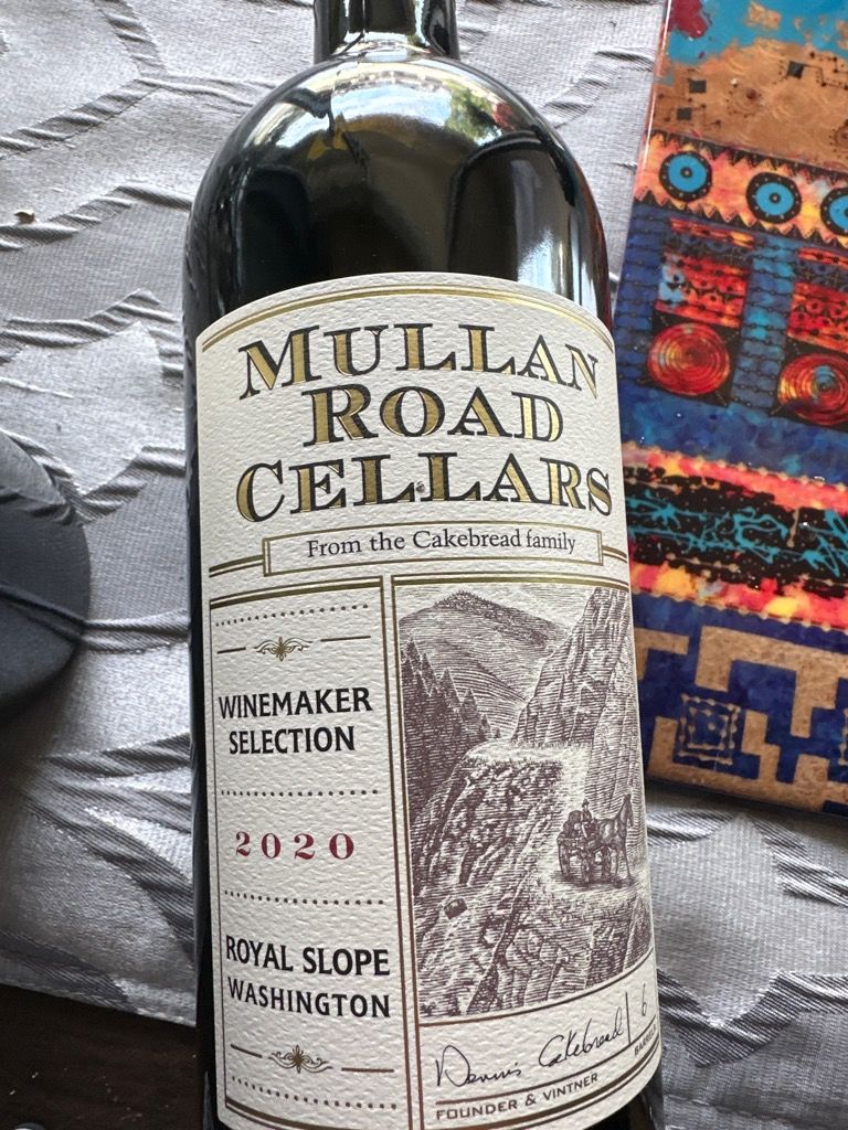 2021 Mullan Road Cellars Cabernet Sauvignon, USA, Washington, Columbia ...