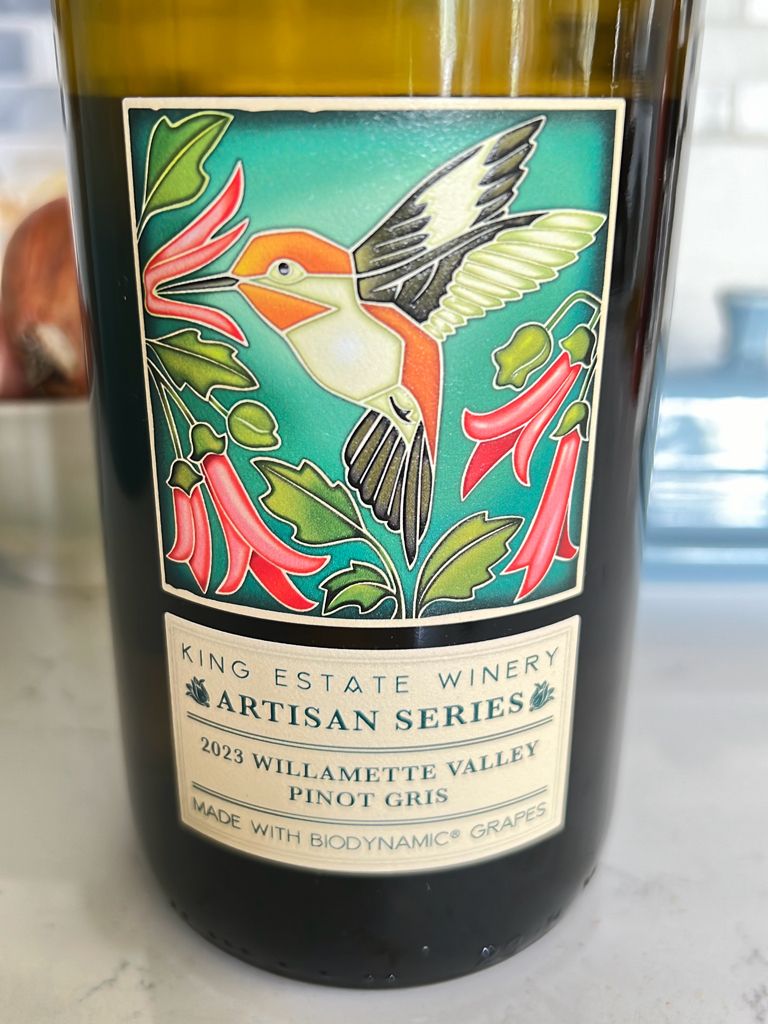 2023 King Estate Pinot Gris Artisan Series, USA, Oregon, Willamette ...