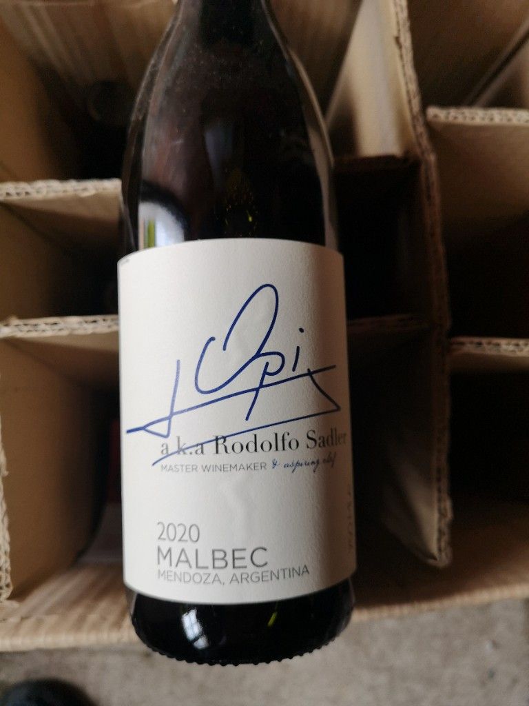 2017 Andean Vineyards Malbec J Opi, Argentina, Mendoza, Maipú ...