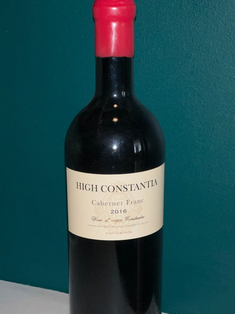 2016 High Constantia Cabernet Franc, South Africa, Coastal Region, Cape ...