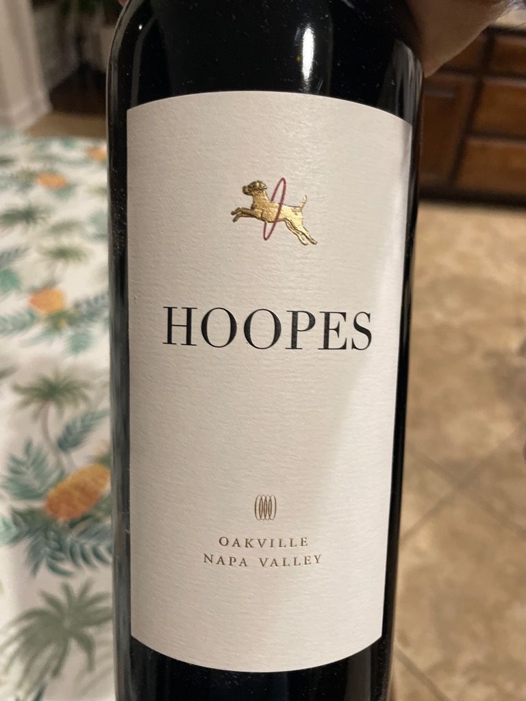 2019 Hoopes Vineyard Cabernet Sauvignon Oakville, USA, California, Napa ...