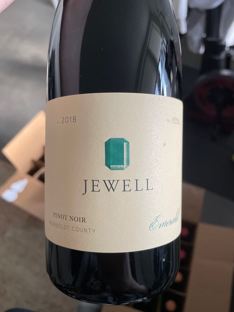 2018 Joseph Jewell Pinot Noir Emerald, USA, California, North Coast ...