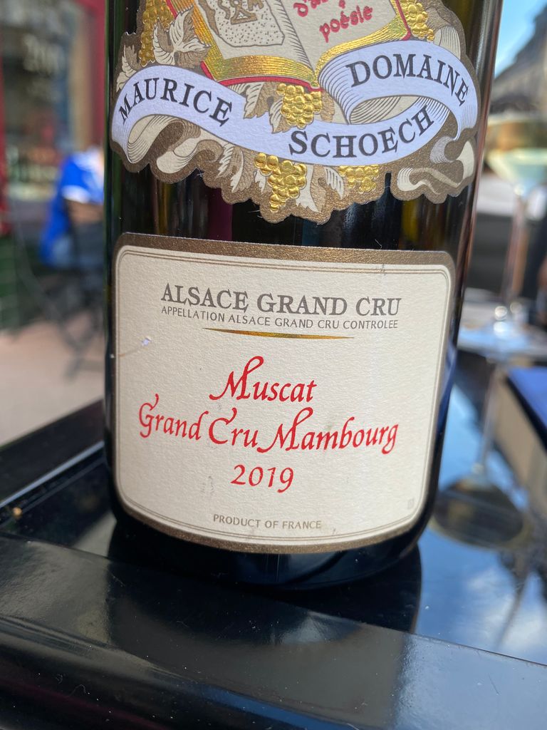 2018 Domaine Maurice Schoech Muscat Mambourg, France, Alsace, Alsace ...