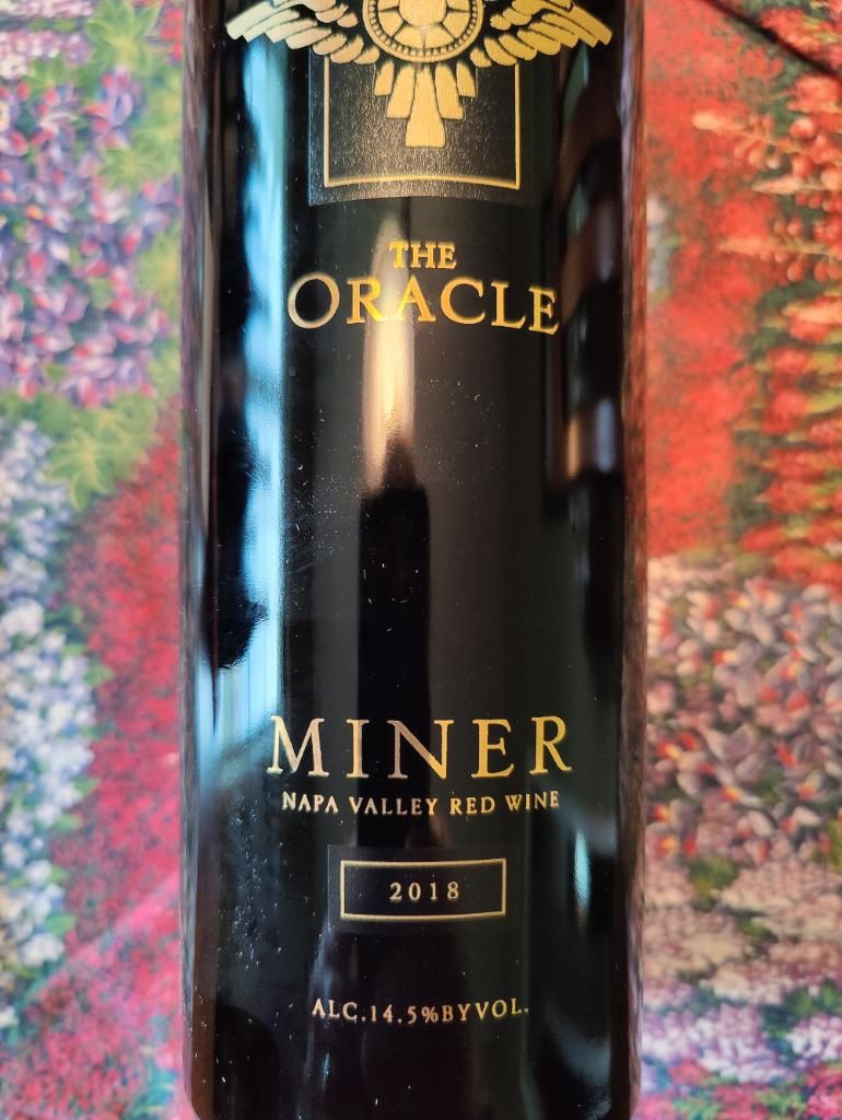 2018 Miner Family The Oracle, USA, California, Napa Valley - CellarTracker
