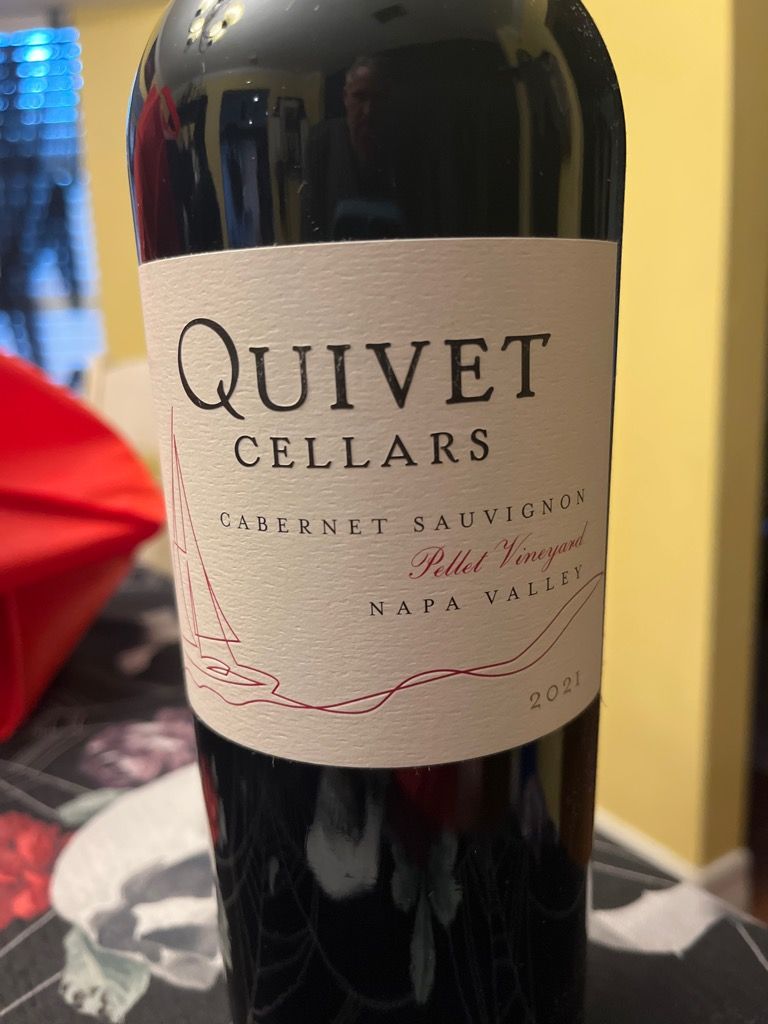 2021 Quivet Cellars Cabernet Sauvignon Pellet Vineyard, USA, California, Napa Valley - CellarTracker