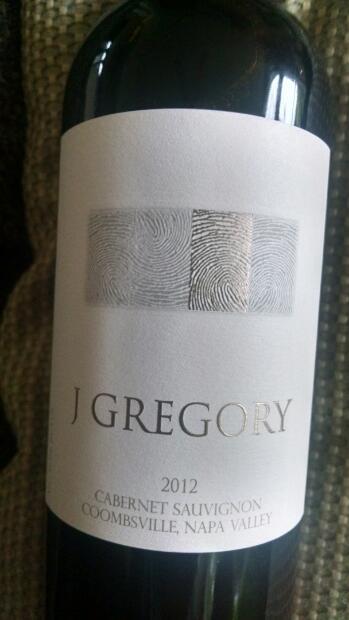 2012 J Gregory Cabernet Sauvignon, USA, California, Napa Valley ...