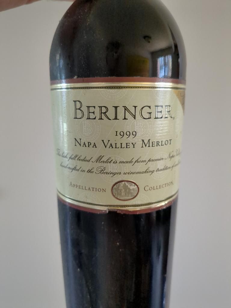 1999 Beringer Vineyards Merlot Appellation Collection Napa Valley, USA ...