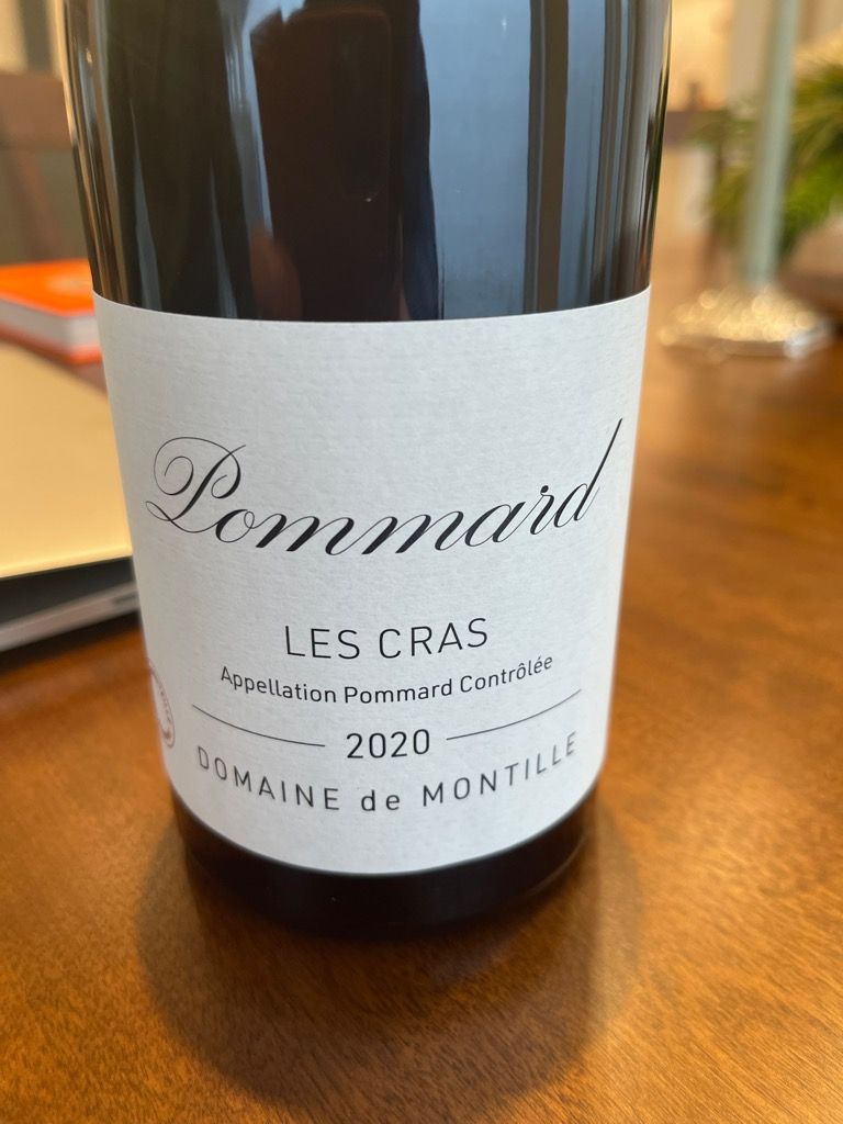 2022 Domaine de Montille Pommard Les Cras, France, Burgundy, Côte de ...