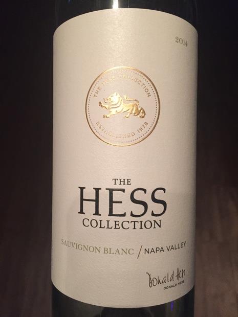 2014 The Hess Collection Sauvignon Blanc, USA, California, North Coast ...