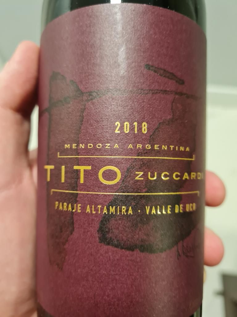 2018 Familia Zuccardi Tito Zuccardi, Argentina, Mendoza, Valle de Uco ...
