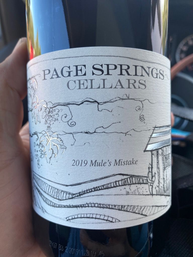 2019 Page Springs Cellars Mules Mistake, USA, Arizona, Cochise County ...