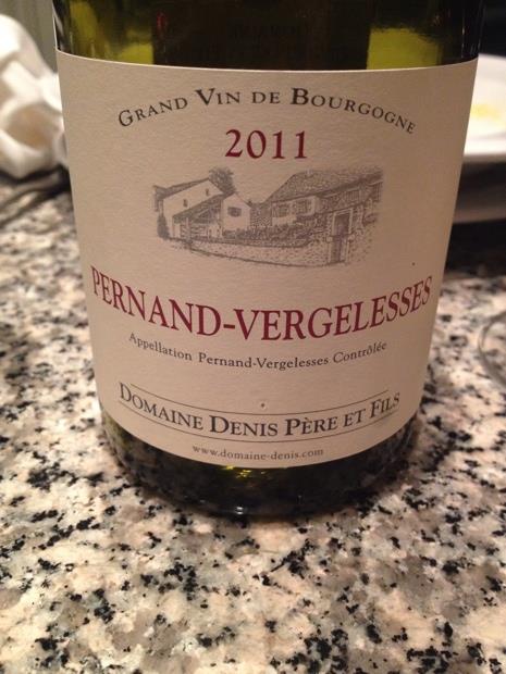 2016 Denis Pere & Fils Pernand-Vergelesses, France, Burgundy, Côte de ...