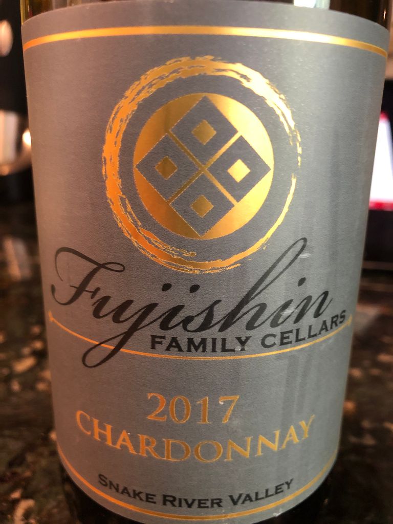 2017 Fujishin Family Cellars Chardonnay, USA, Idaho, Snake River Valley ...