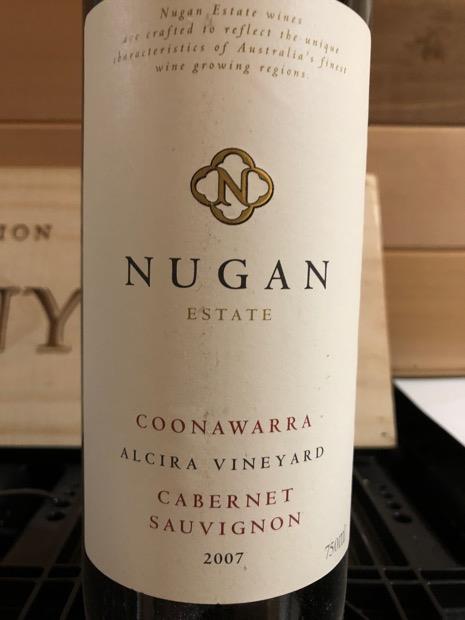 2008 Nugan Estate Cabernet Sauvignon Alcira, Australia, South Australia ...