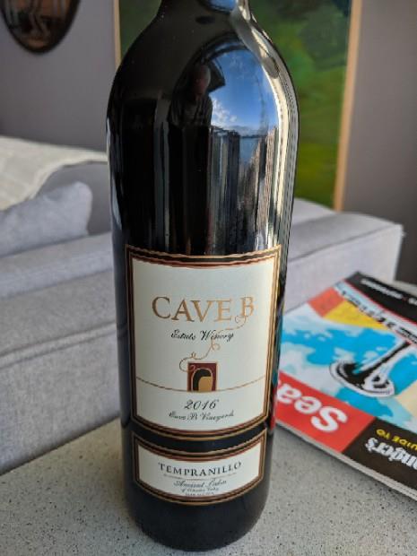 2016 Cave B Estate Winery Tempranillo, USA, Washington, Columbia Valley ...