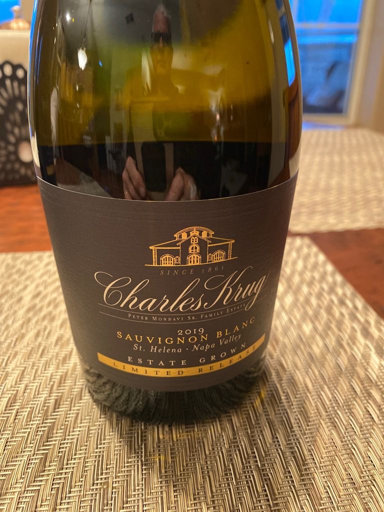 2019 Charles Krug Winery (Peter Mondavi Family) Sauvignon Blanc Limited ...