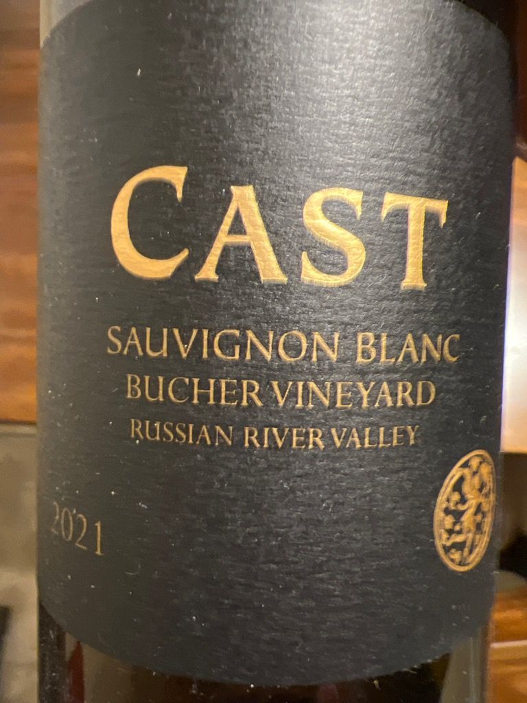 2016 Cast Wines Sauvignon Blanc, USA, California, Sonoma County ...
