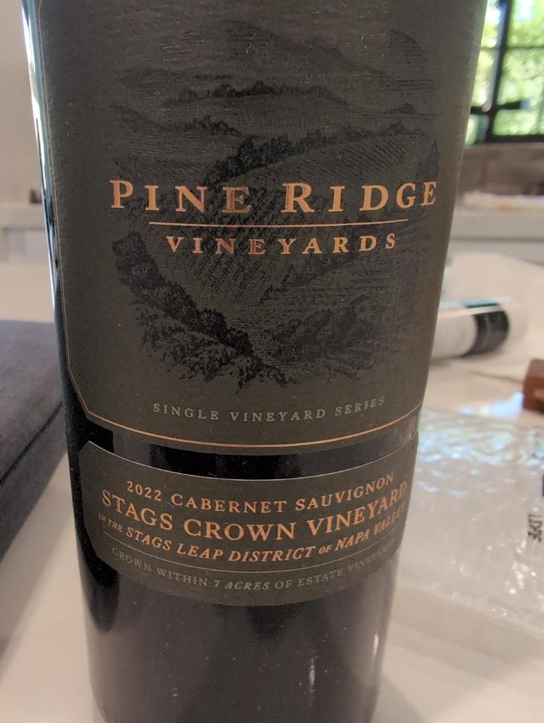2023 Pine Ridge Vineyards Cabernet Sauvignon Stags Crown Vineyard, USA ...