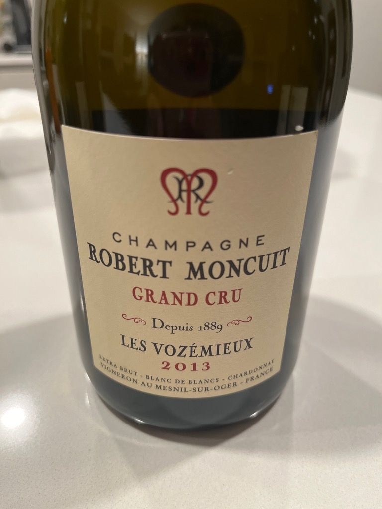 2013 Robert Moncuit Champagne Grand Cru Blanc de Blancs Vozémieux ...