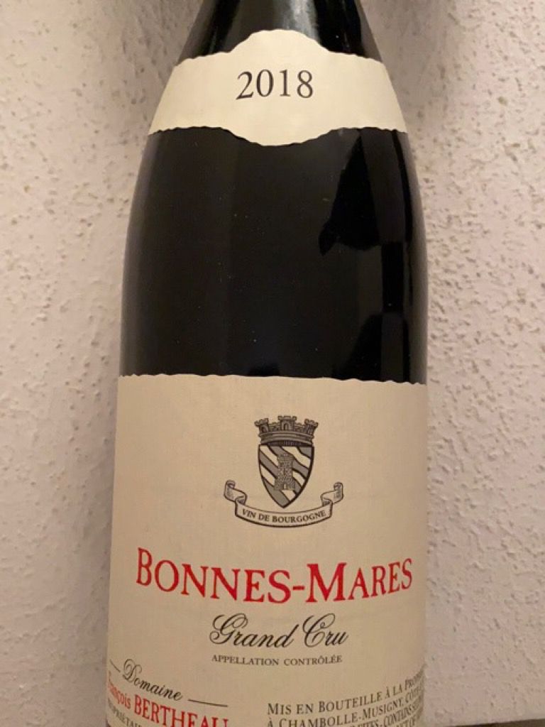 2018 Domaine Bertheau (Pierre et François) Bonnes Mares, France ...