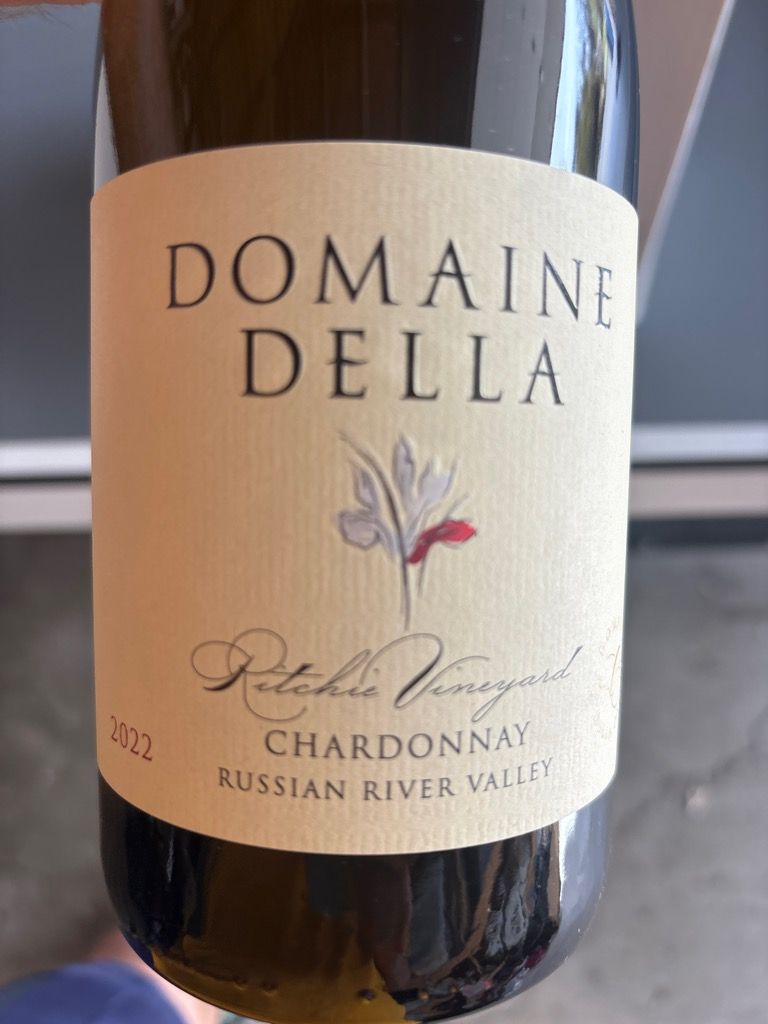 2022 Domaine Della Chardonnay Ritchie Vineyard, USA, California, Sonoma ...