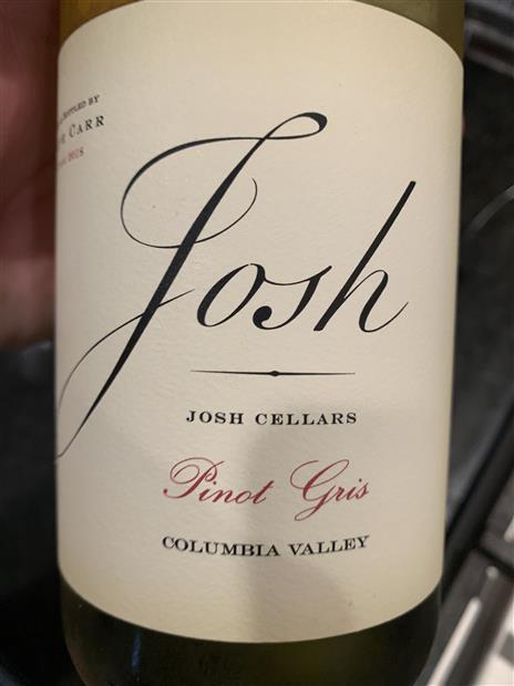 2018 Josh Cellars Pinot Gris, USA, Washington, Columbia Valley ...