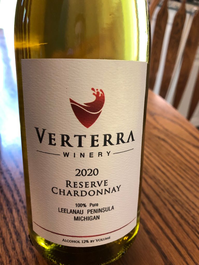2021 Verterra Winery Chardonnay Reserve, USA, Michigan, Leelanau ...