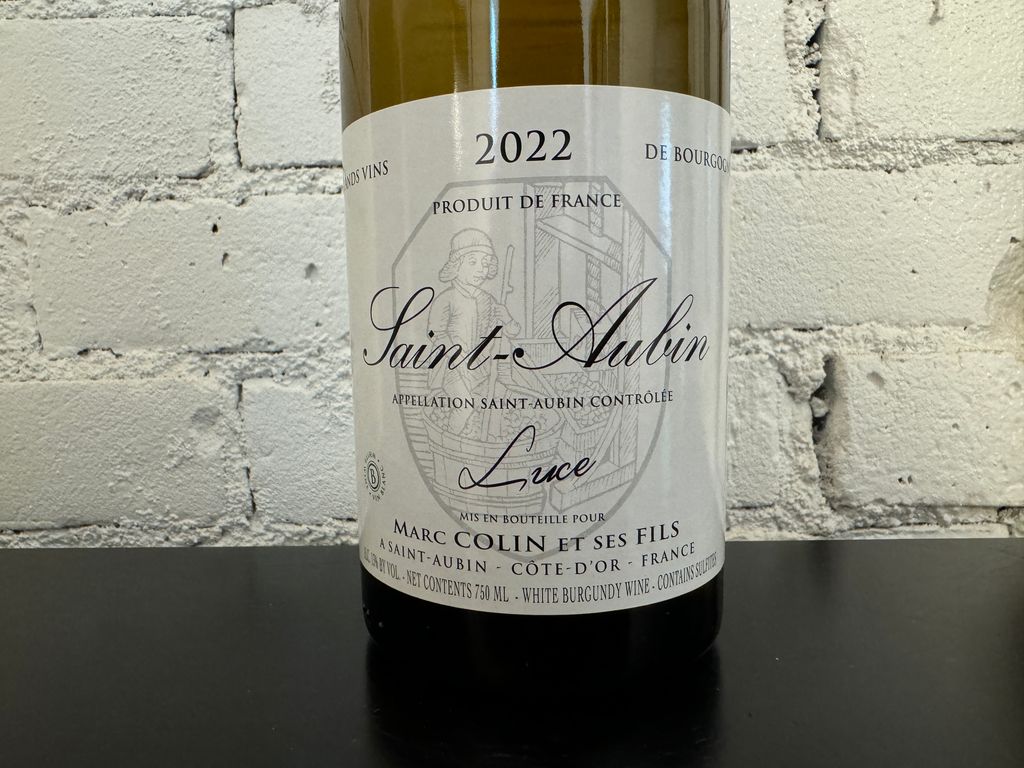 2023 Marc Colin et Fils Saint-Aubin Lucé, France, Burgundy, Côte de ...