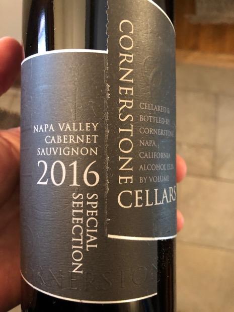 2016 Cornerstone Cellars Cabernet Sauvignon Special Selection, USA ...