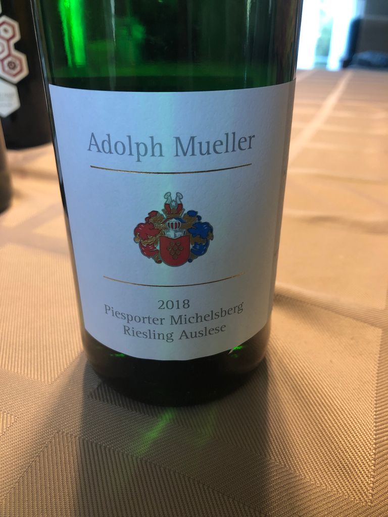 2018 Adolph Müller Piesporter Michelsberg Riesling Auslese, Germany ...