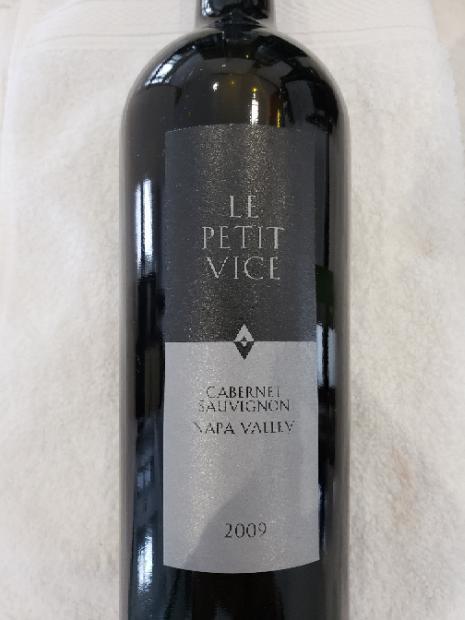 2009 Vice Versa Cabernet Sauvignon Le Petit Vice, USA, California, Napa ...