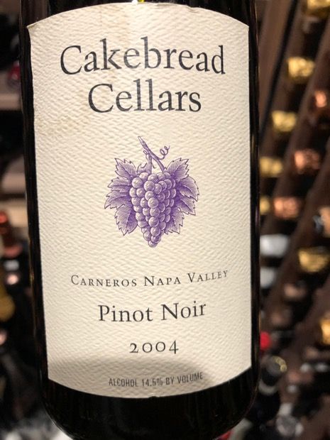 2004 Cakebread Cellars Pinot Noir Carneros, USA, California, Napa ...