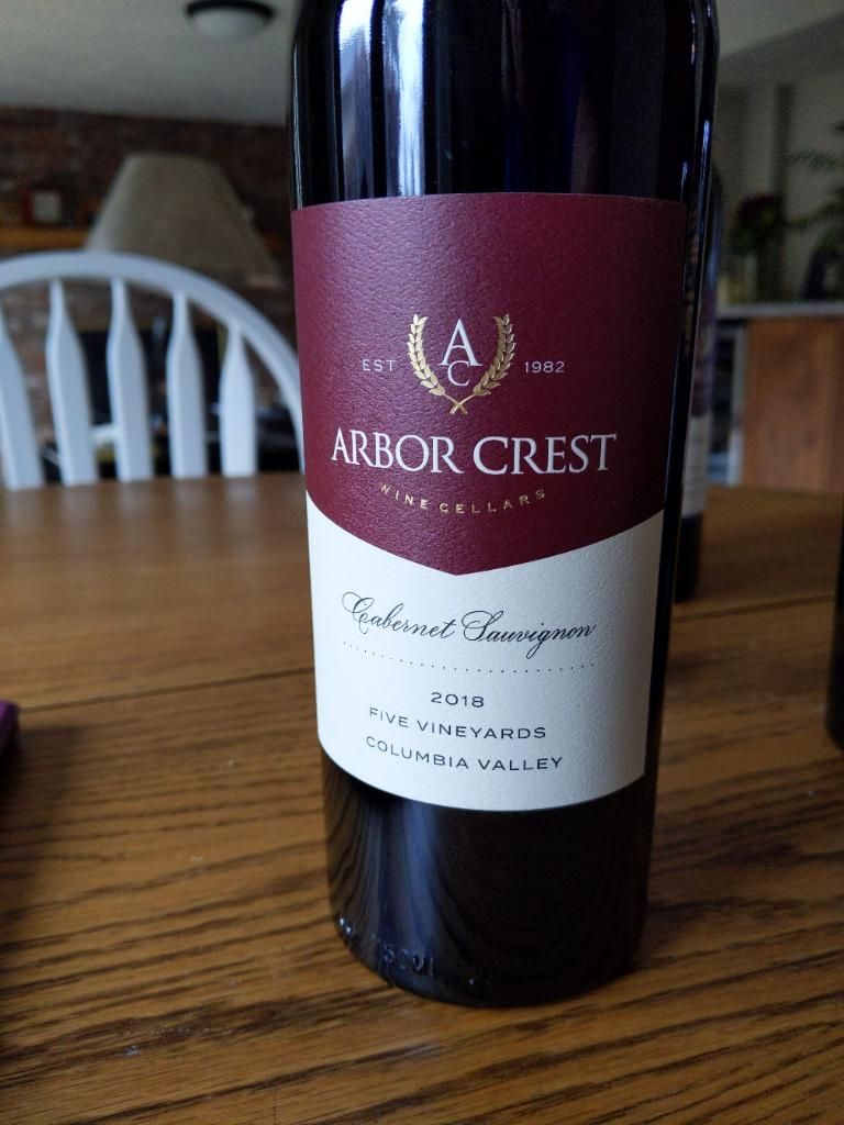 2018 Arbor Crest Merlot, USA, Washington, Columbia Valley - CellarTracker