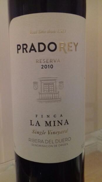 2010 Prado Rey Ribera del Duero Reserva, Spain, Castilla y León, Ribera ...