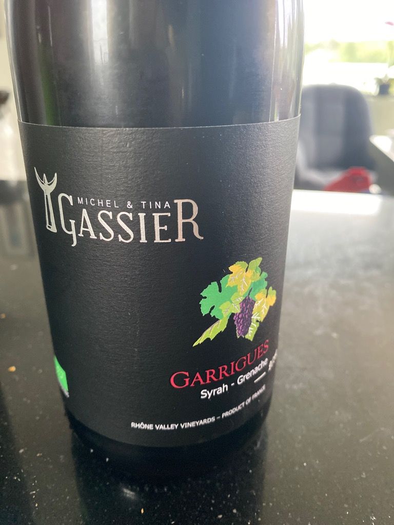 2020 Michel Gassier Garrigues Syrah Grenache, France, Rhône, Southern ...