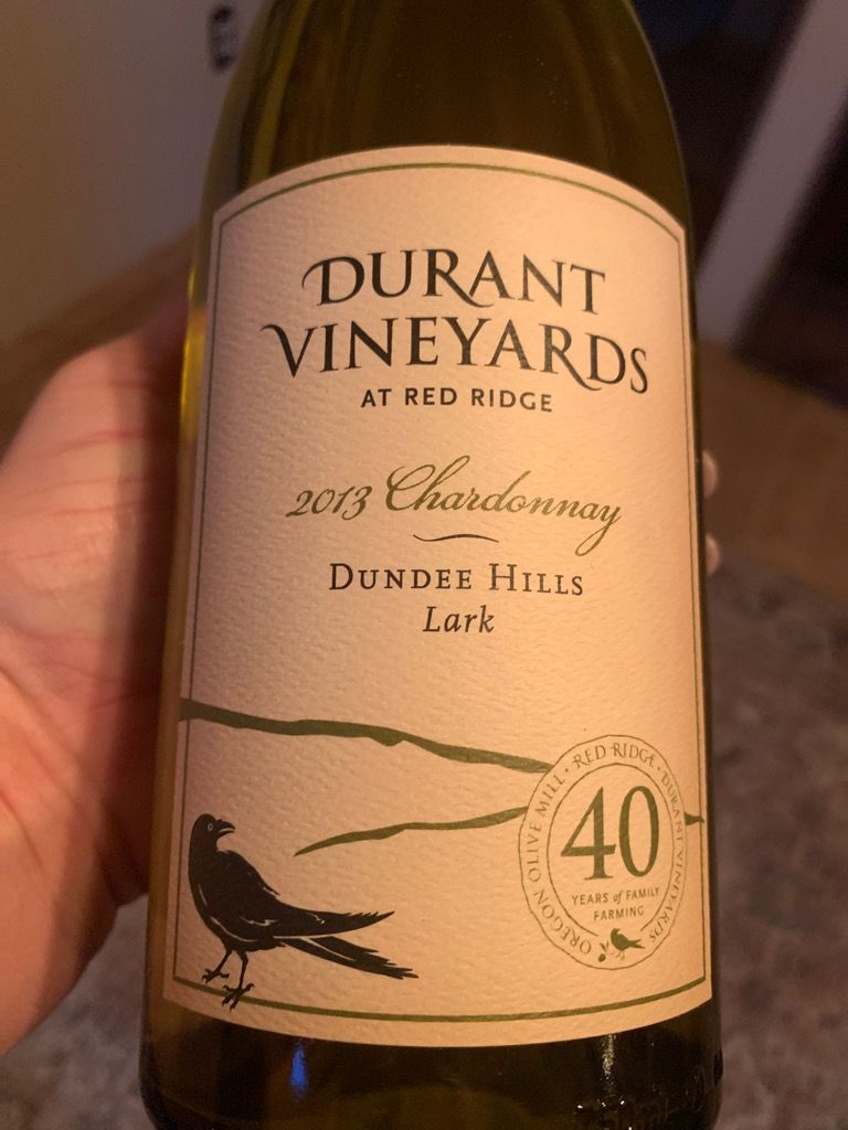 2013 Durant Vineyards Chardonnay Lark Vineyard, USA, Oregon, Willamette ...