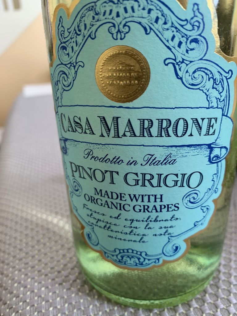 2020 Casa Vinicola Botter Pinot Grigio Delle Venezie Casa Marrone ...