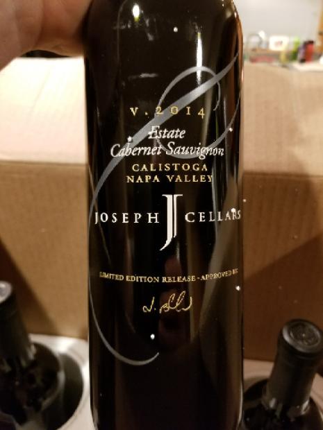 2015 Joseph Cellars Cabernet Sauvignon Limited Edition Release, USA ...