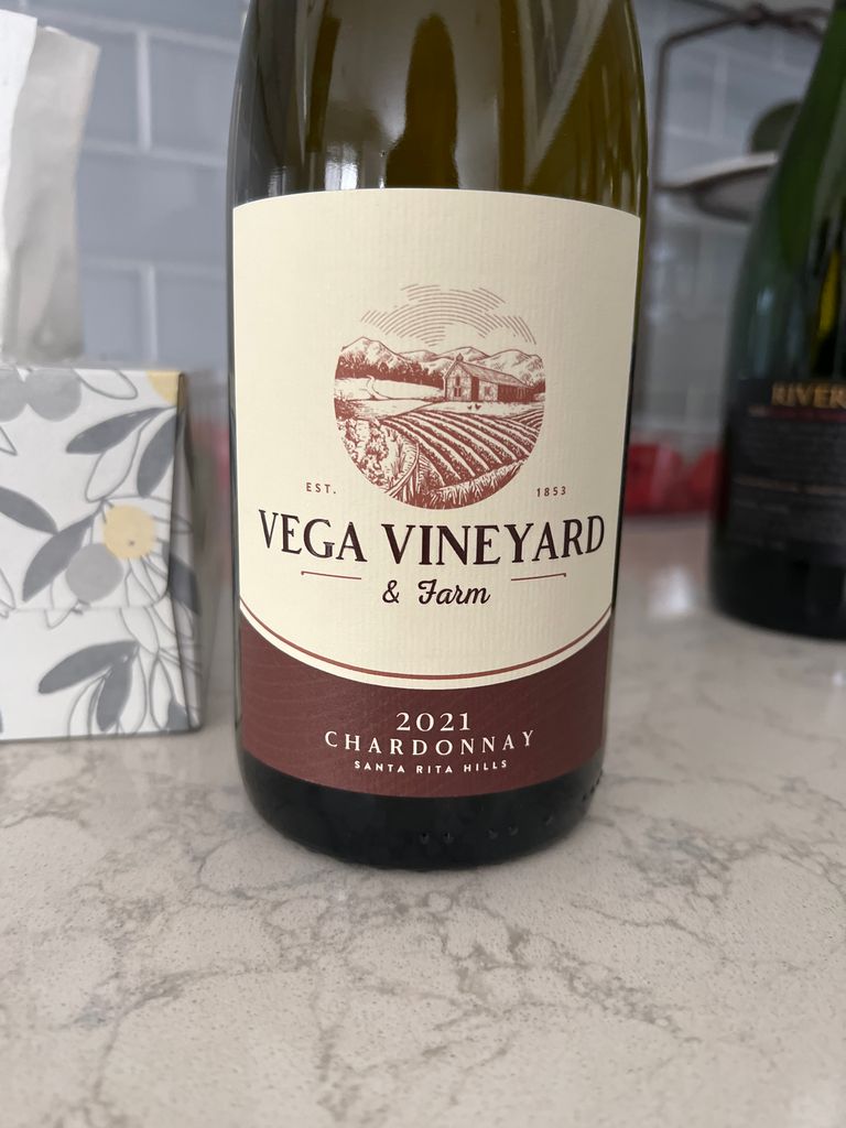 2021 Vega Vineyard & Farm Chardonnay Sta. Rita Hills, USA, California ...