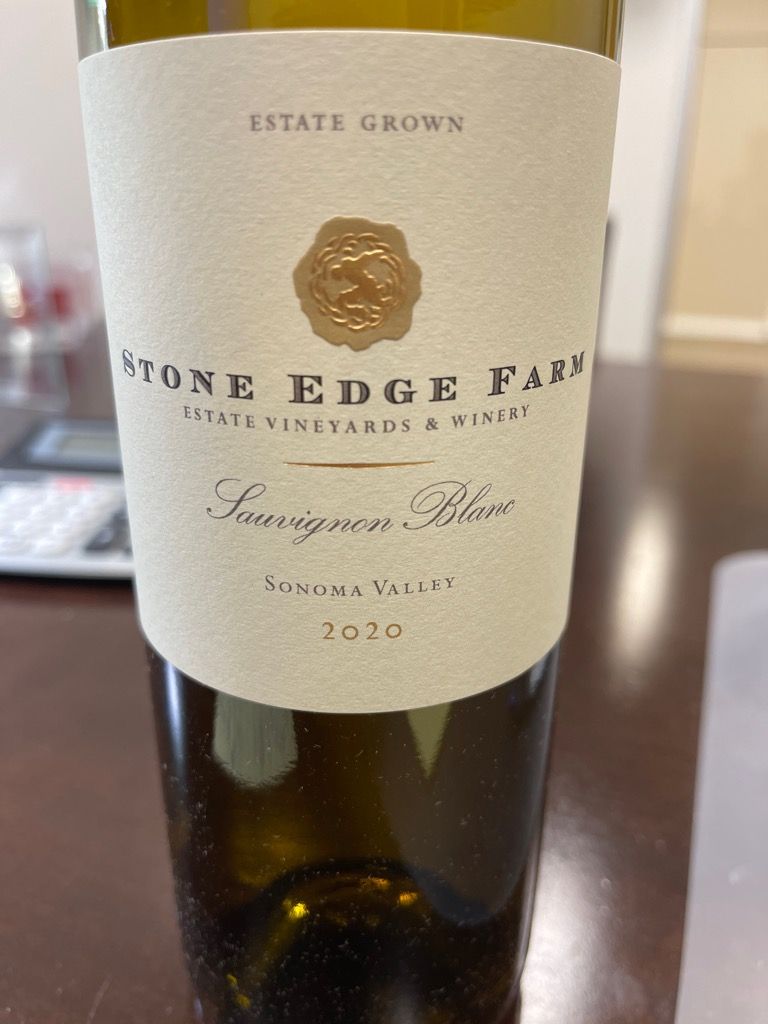 2020 Stone Edge Farm Sauvignon Blanc, USA, California, Sonoma County ...