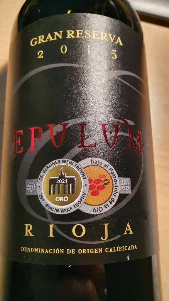 2015 Bodegas La Catedral Rioja Epulum Gran Reserva, Spain, La Rioja ...