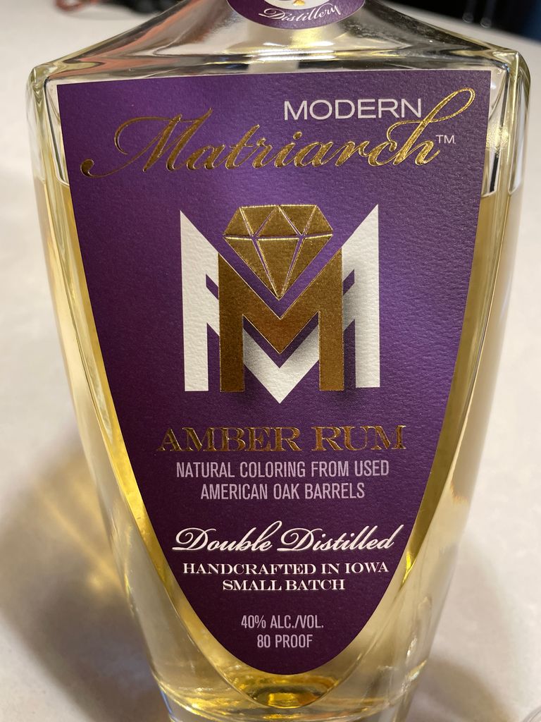 NV Matriarch Amber Rum, USA, Iowa - CellarTracker
