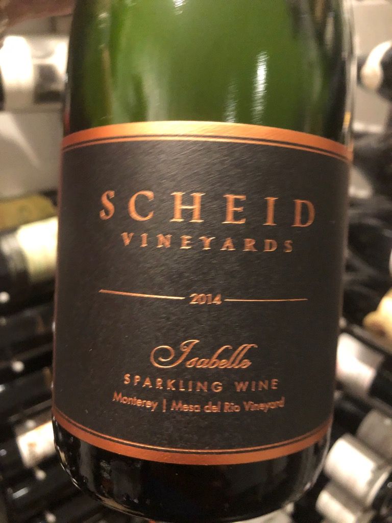 2015 Scheid Vineyards Isabelle 52% Chardonnay, 48% Pinot Noir Mesa Del ...