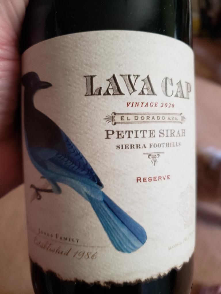 2019 Lava Cap Petite Sirah, USA, California, Sierra Foothills, El ...