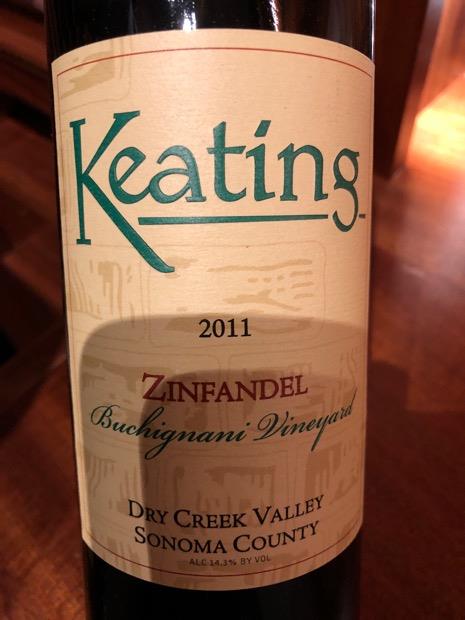 2011 Keating Zinfandel Montecillo Vineyard, USA, California, Sonoma ...