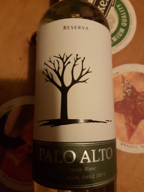 2013 Viña Palo Alto Sauvignon Blanc Reserva, Chile, Maule Valley ...