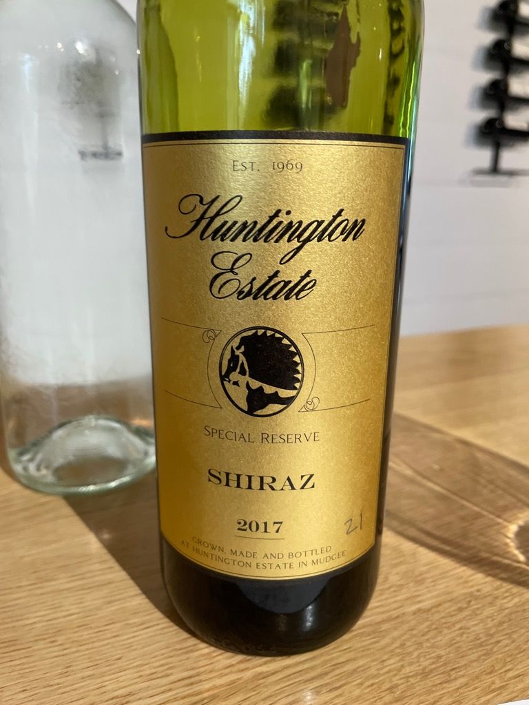 2017 Huntington Estate Shiraz Special Reserve, Australia, New South ...