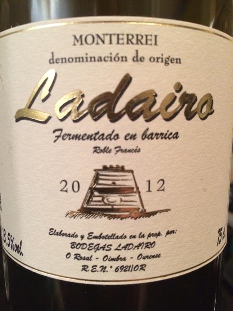 2012 Ladairo Godello Monterrei, Spain, Galicia, Monterrei - CellarTracker