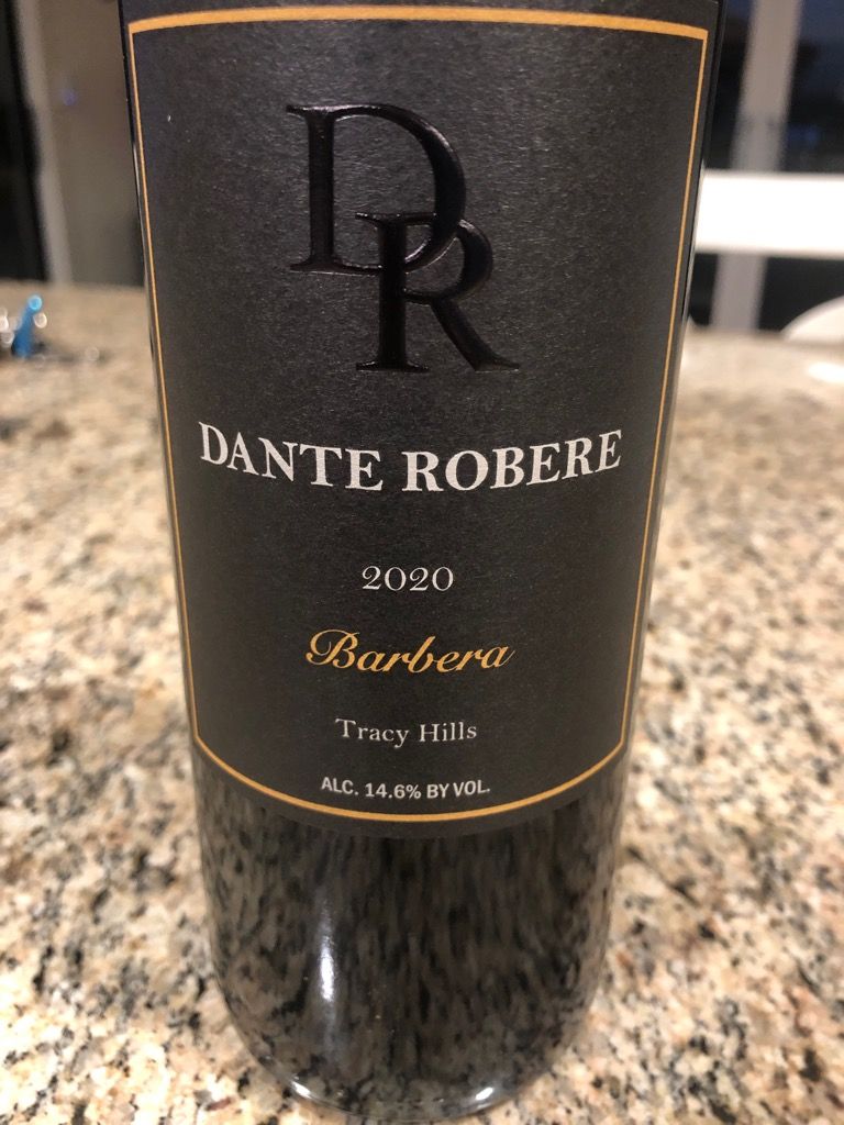 2020 Dante Robere Barbera, USA, California, Central Valley, Tracy Hills ...